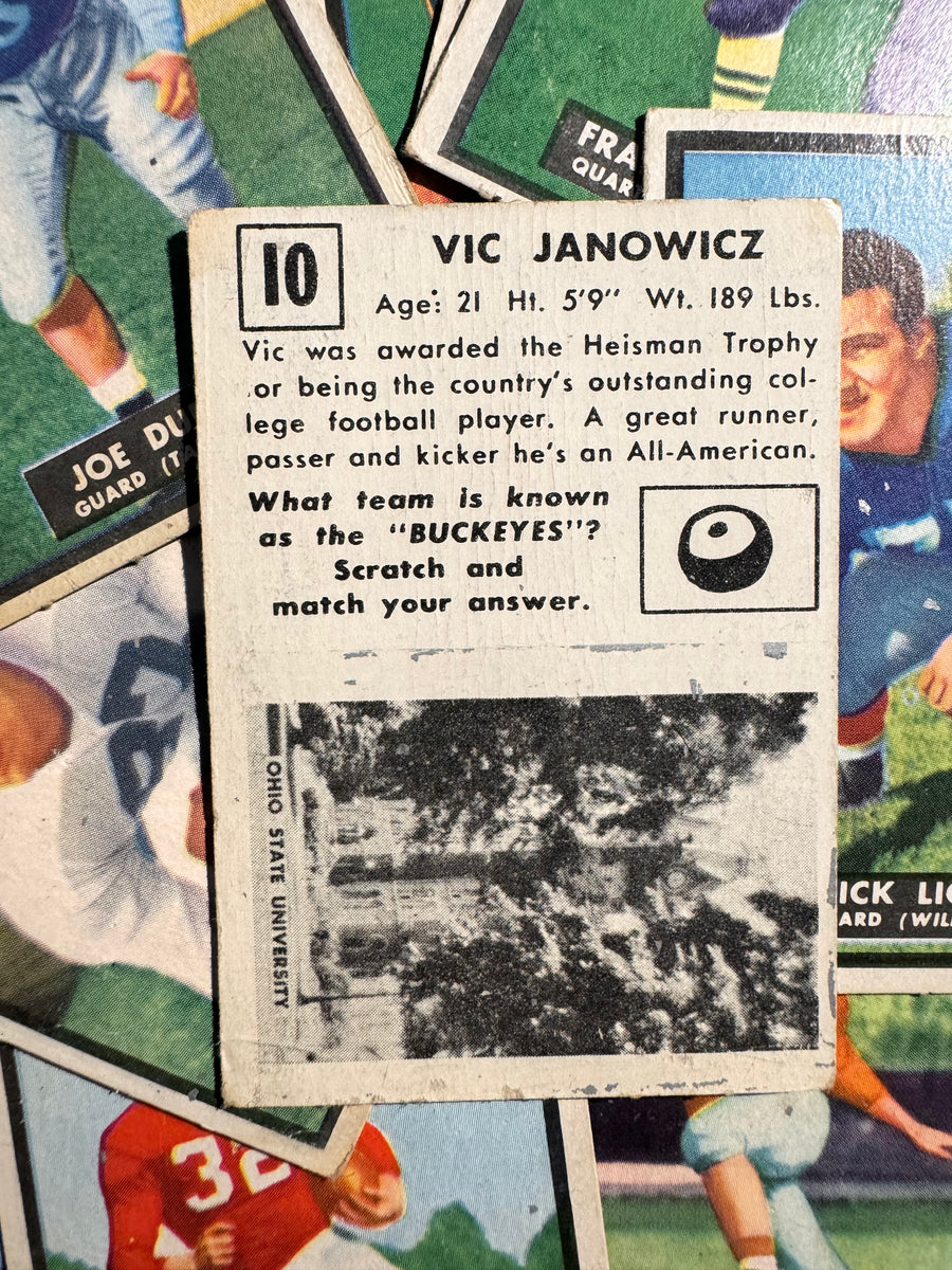 1951 Topps Magic Football Lot (20) - includes Vic Janowicz RC – All ...