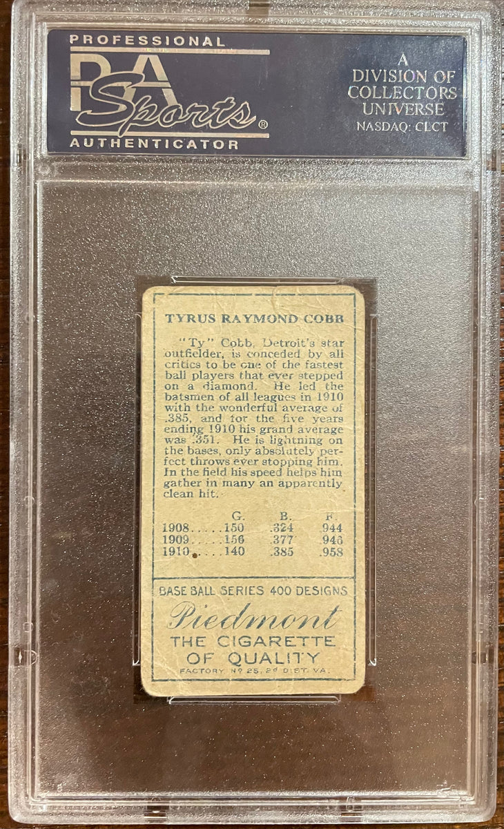 1911 T205 Gold Border Ty Cobb - PSA 1 (Poor) – All Vintage Cards