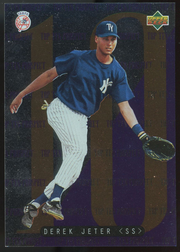 1994 Upper Deck Set (10 Cards) - Top Ten Prospects with Derek Jeter (Y ...